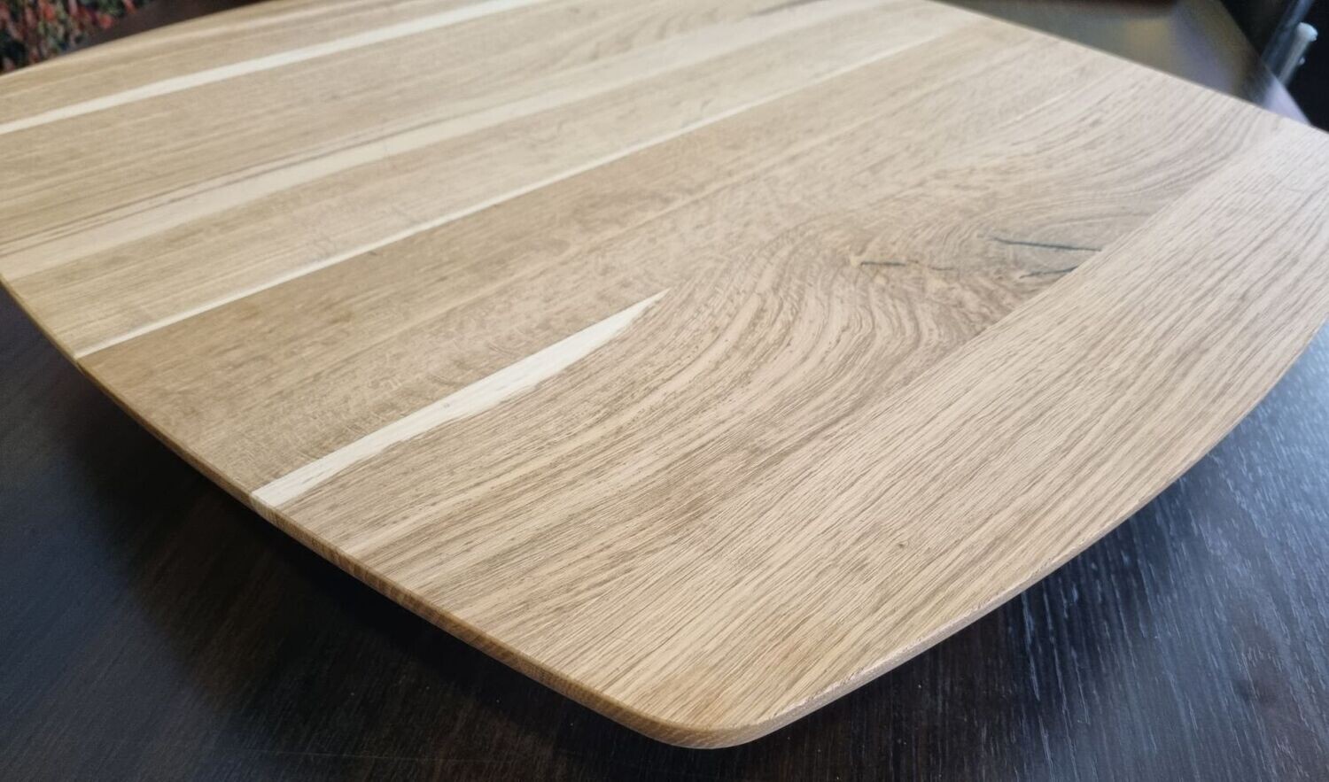 Plateau de table de restaurant chêne massif 110 x 60 cm