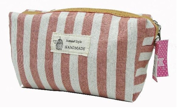 M046 Cosmetic BAG Natural Style HANDMADE