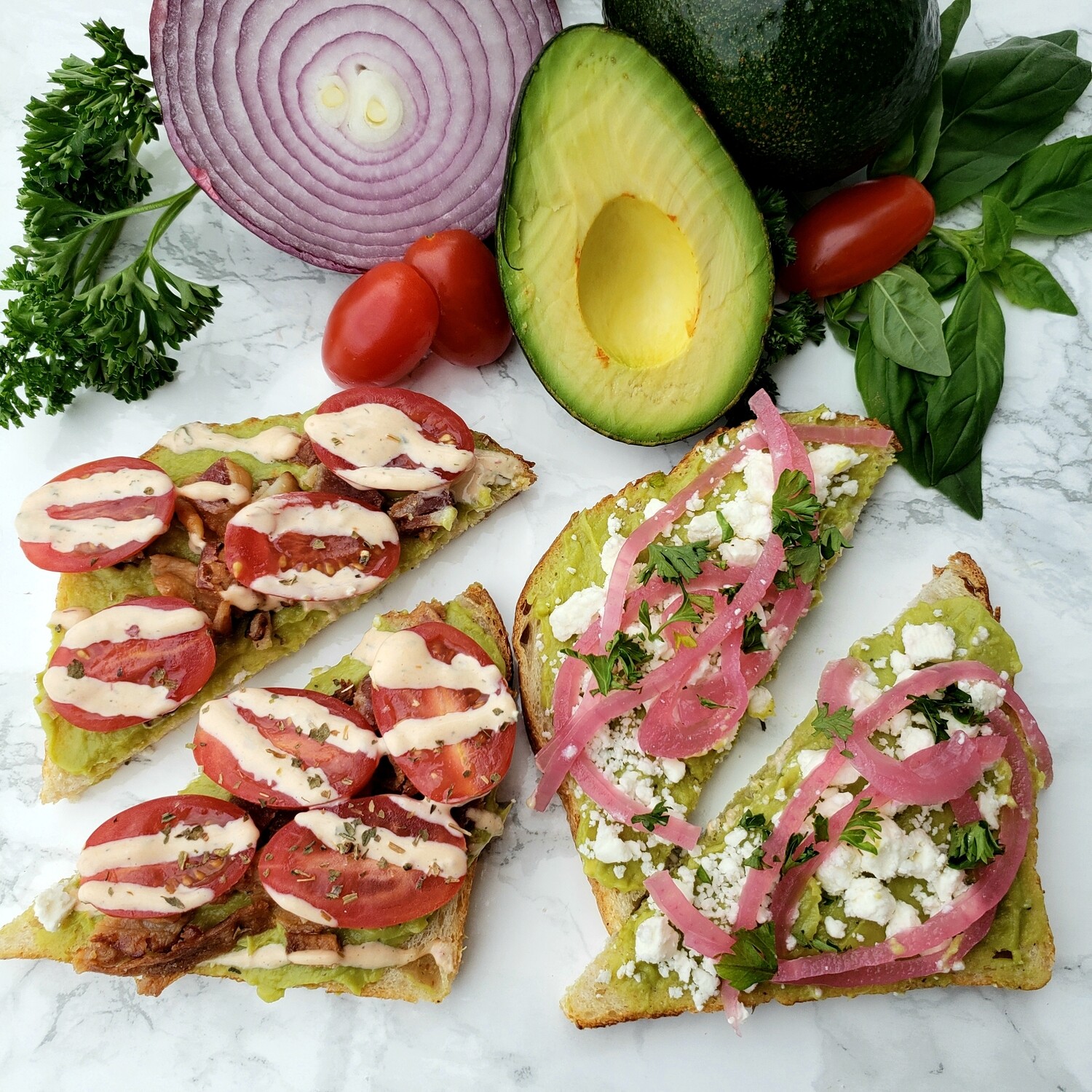 California Avocado Toast Duo