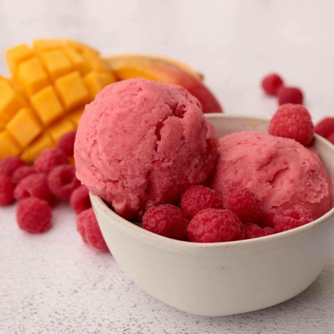 Raspberry Mango Sorbet Pint