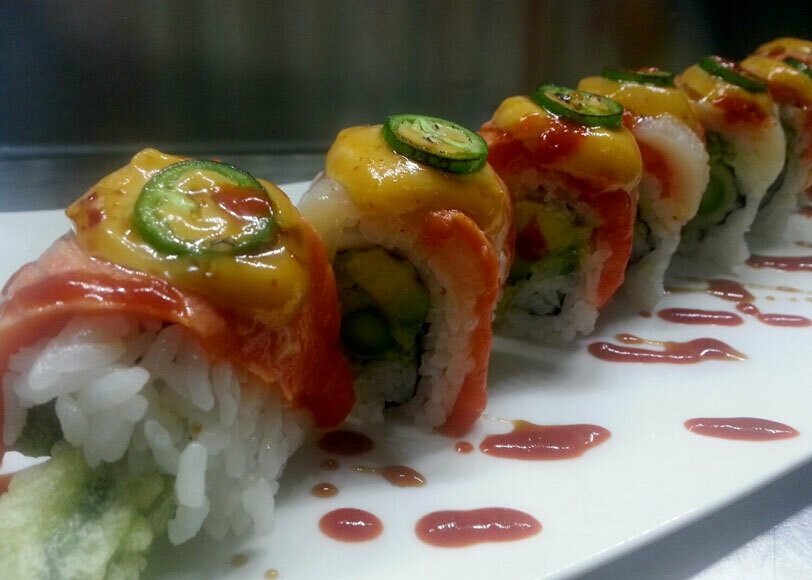 Salmon Fire Roll