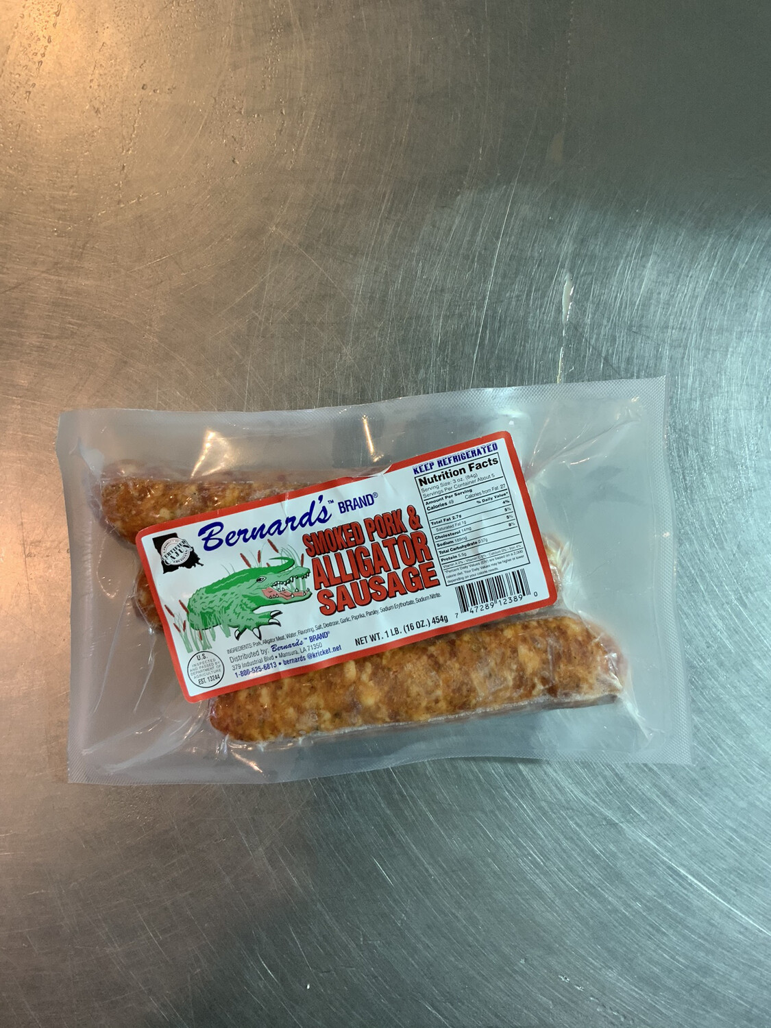 Alligator & Pork Sausage FROZEN