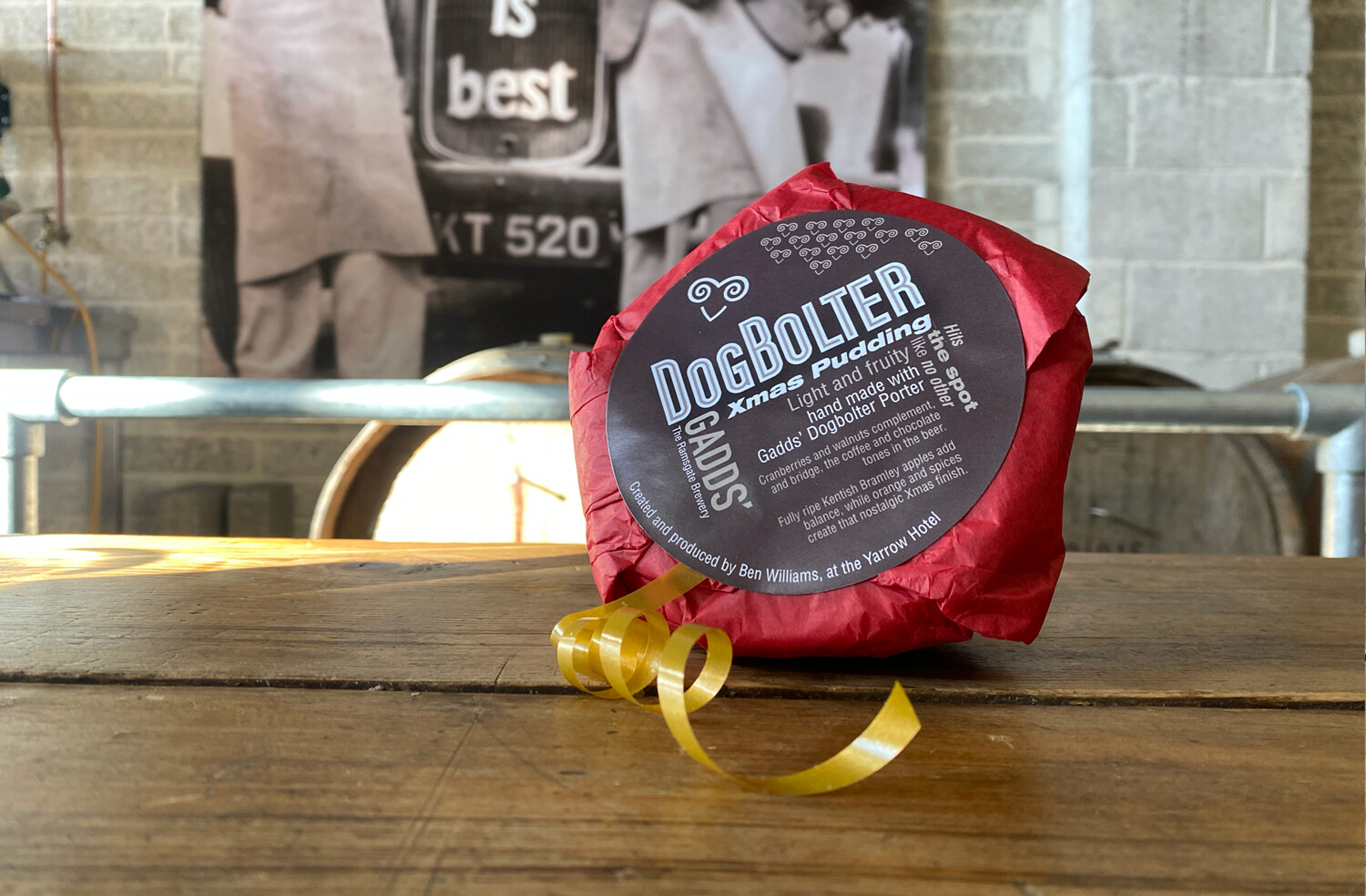 Ben's Small Dogbolter Xmas Pudding - VEGAN ONLY LEFT