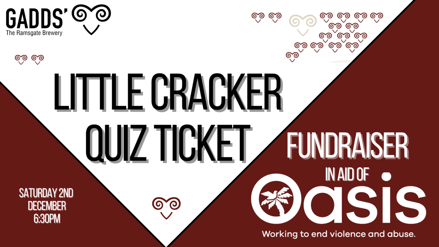 LITTLE CRACKER QUIZ TICKET