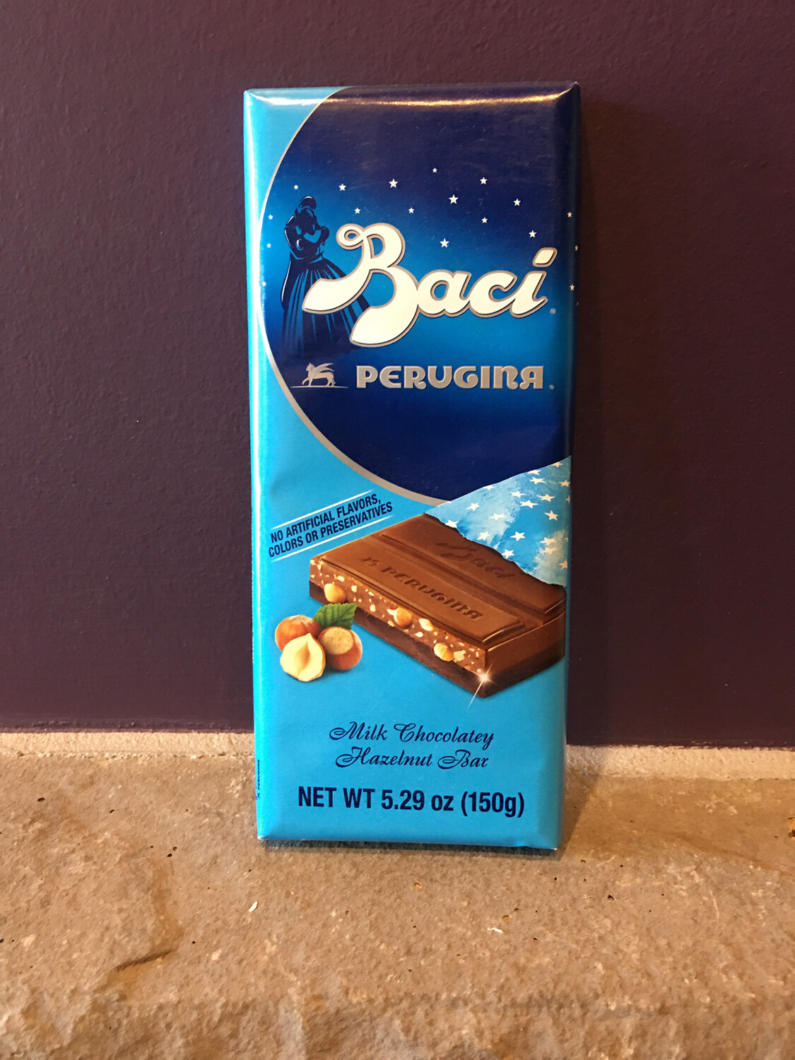 Baci Classic Milk Hazelnut Chocolate Bar 5.2 oz