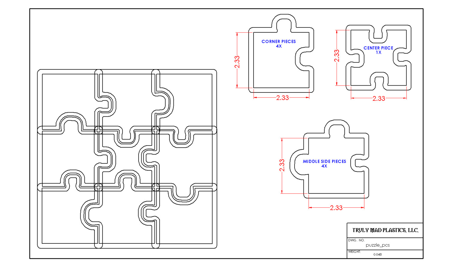 Puzzle Pcs (3 piece)