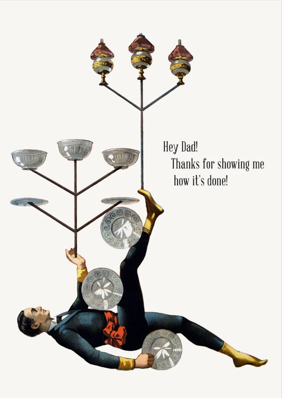 PFD Hey Dad 5×7 Card with glitter CG-HD – Store – The Plant Foundry