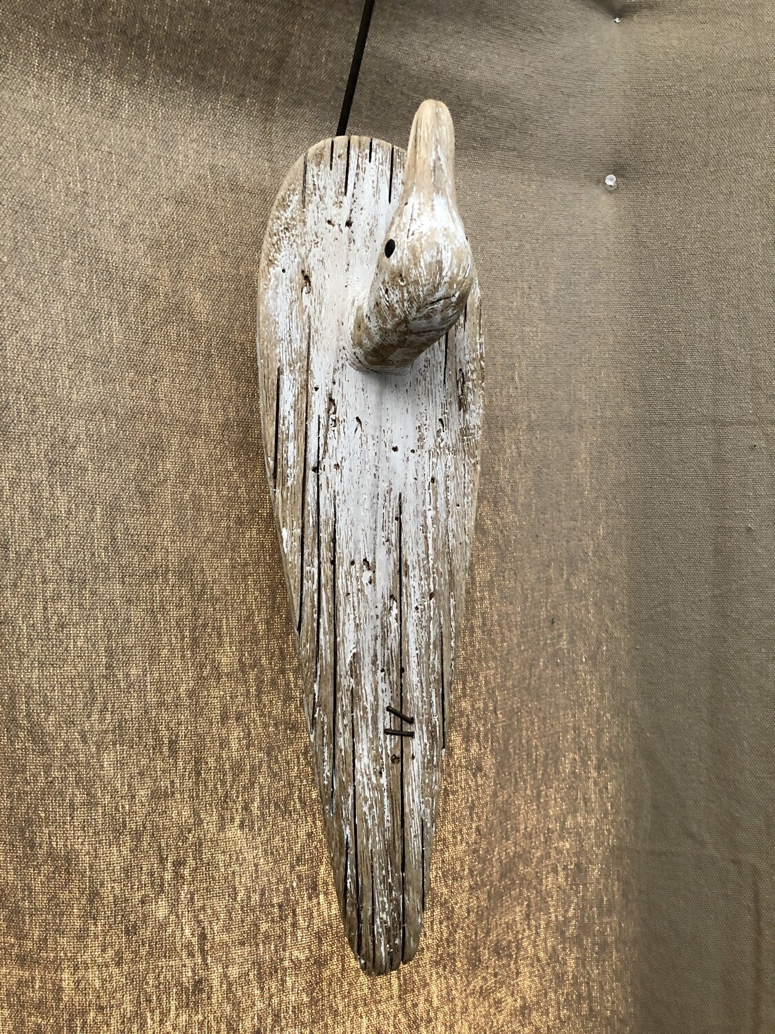 Carved Wooden Duck Coat Rack