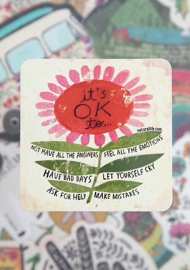 Its Okay Sticker