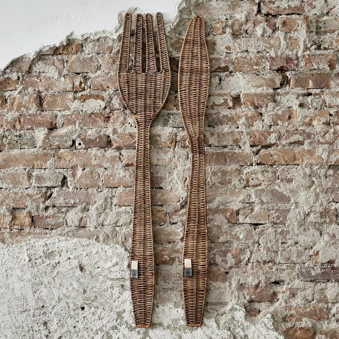 Rustic Rattan Cutlery