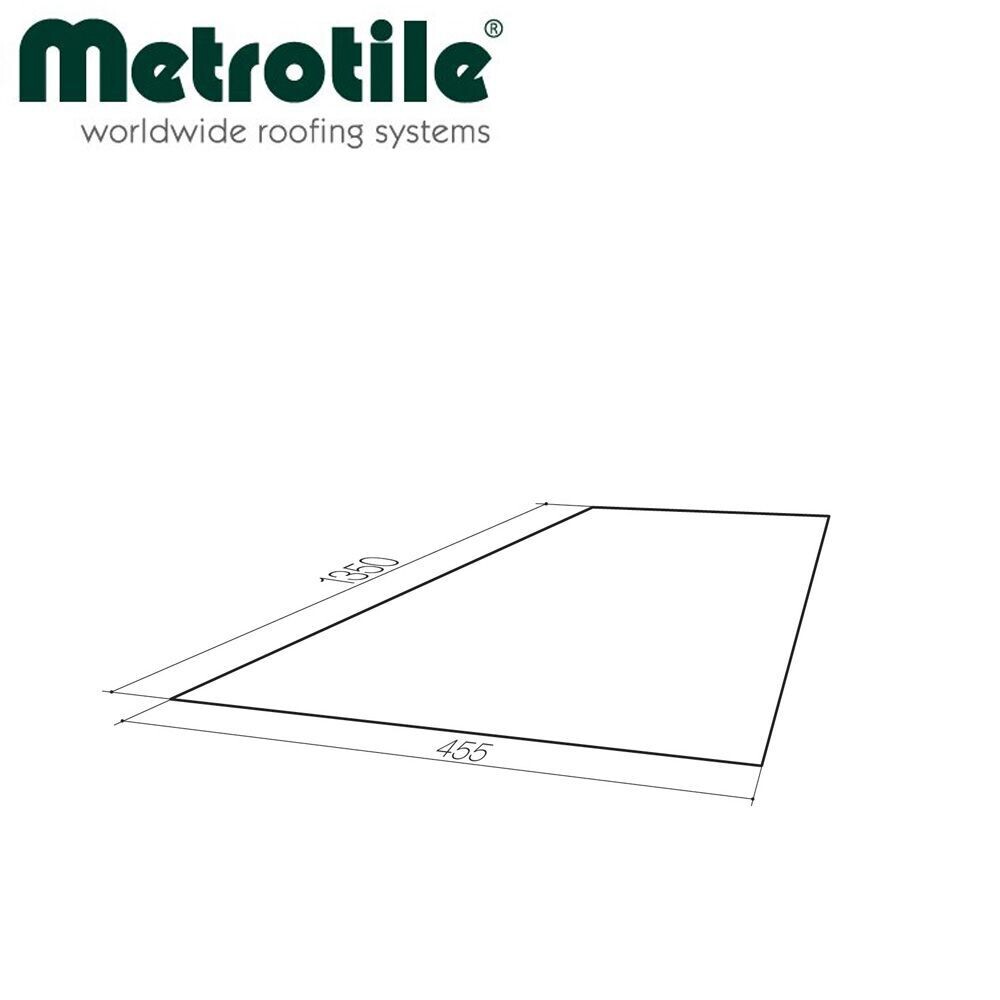 Plaque plane à façonner pour METROTILE SLIDE