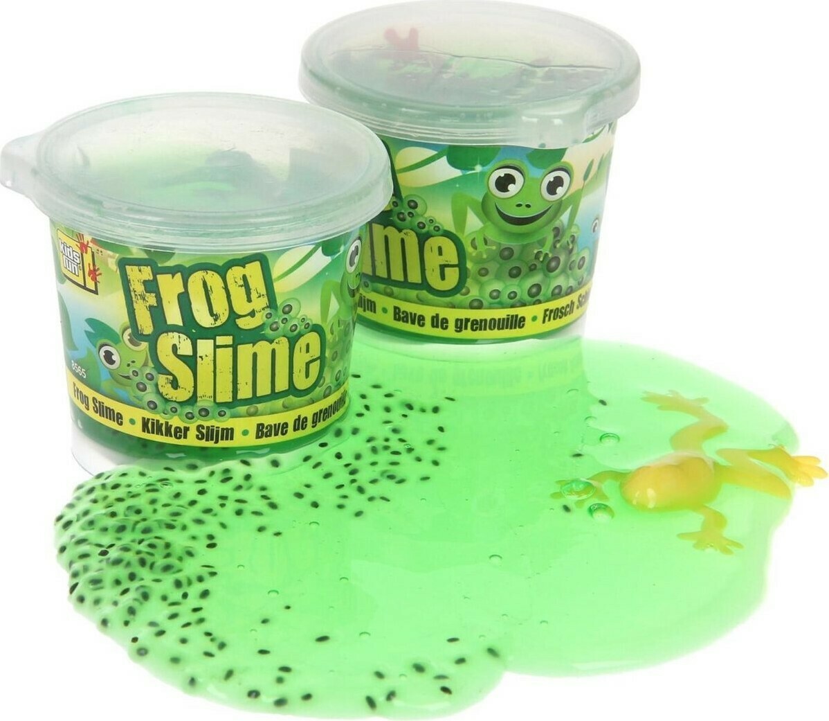 Frog Slime avec 3 couleurs assorties et une grenouille baveuse à l ...