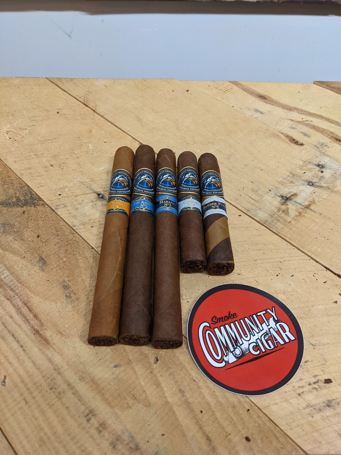 5 Pack Southern Draw Ignite Navy Seal Foundation 5 Cigar Sampler