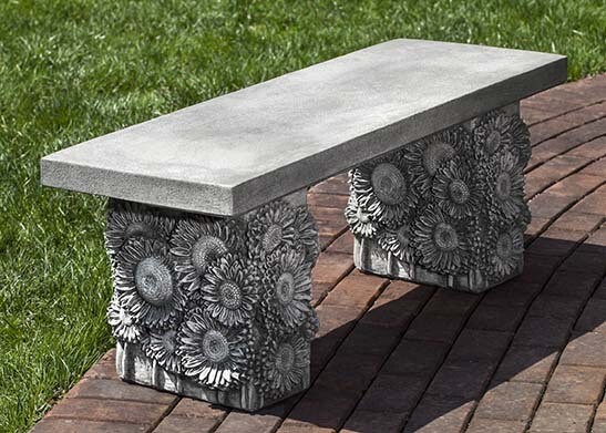 Sunflower Bench