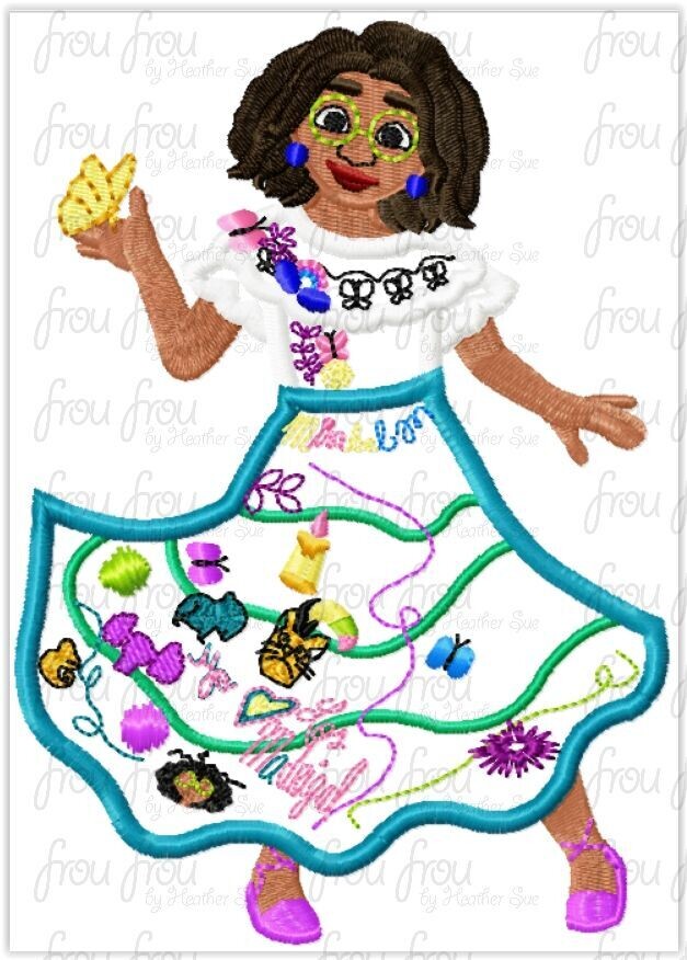 Meerabel Enchanto Full Body Machine Applique Embroidery Design ...