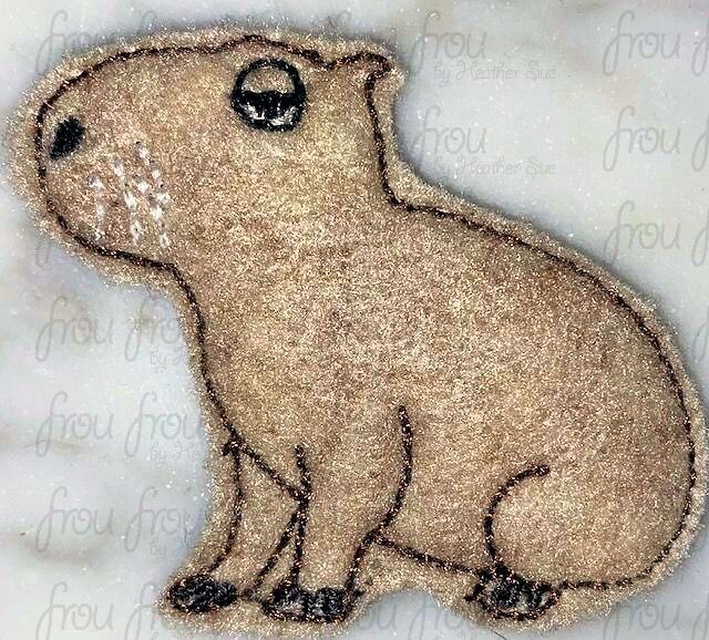 Antoni’s Capybara Enchanto Clippie Machine Embroidery In The Hoop ...