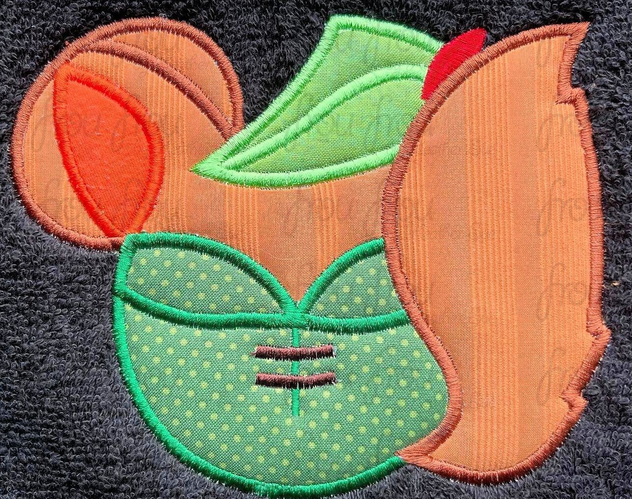 Robin Hood Mouse Head Machine Applique and filled Embroidery Design ...