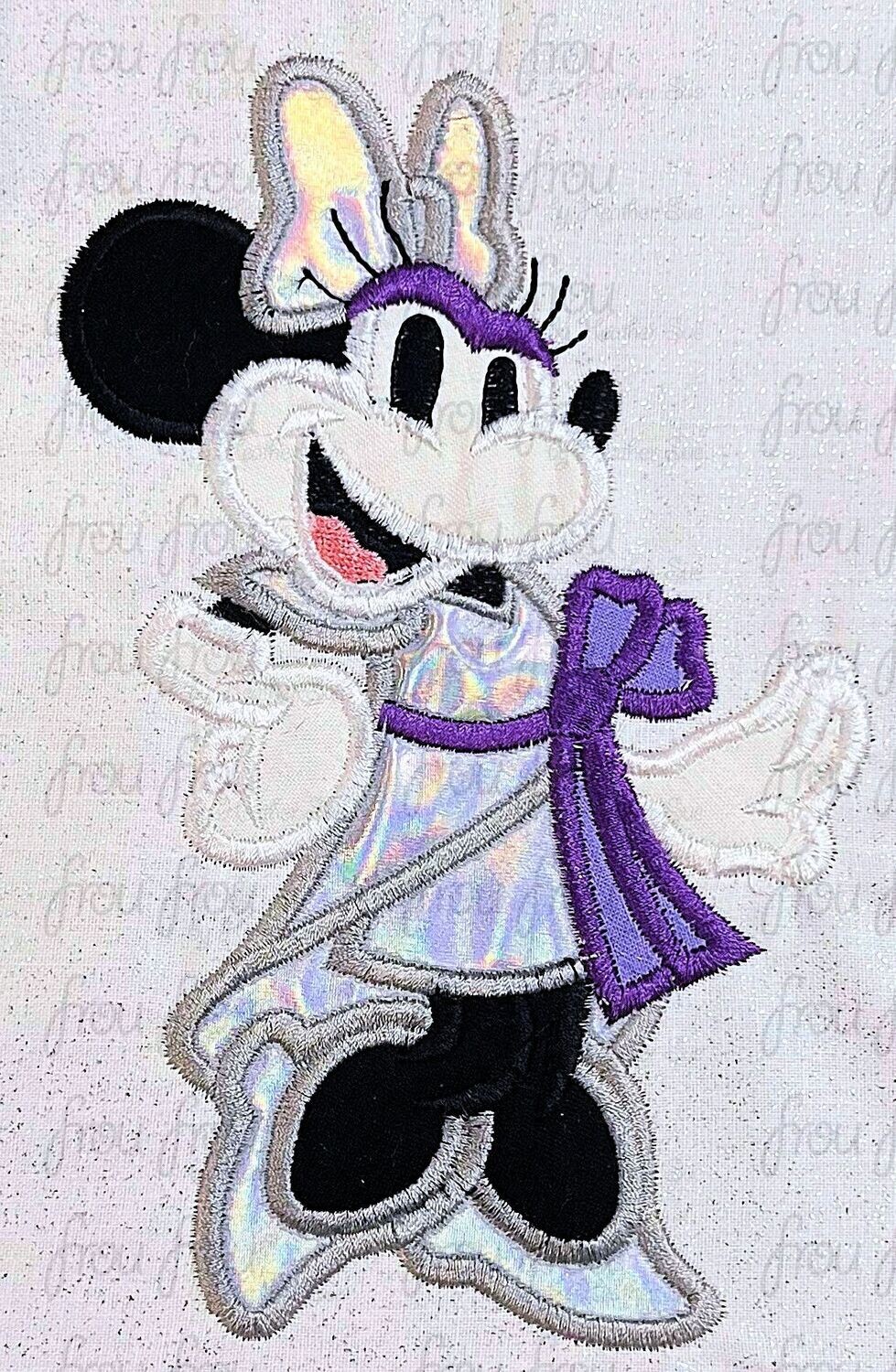 100th Anniversary Miss Mouse Dis World Full Body Machine Applique ...