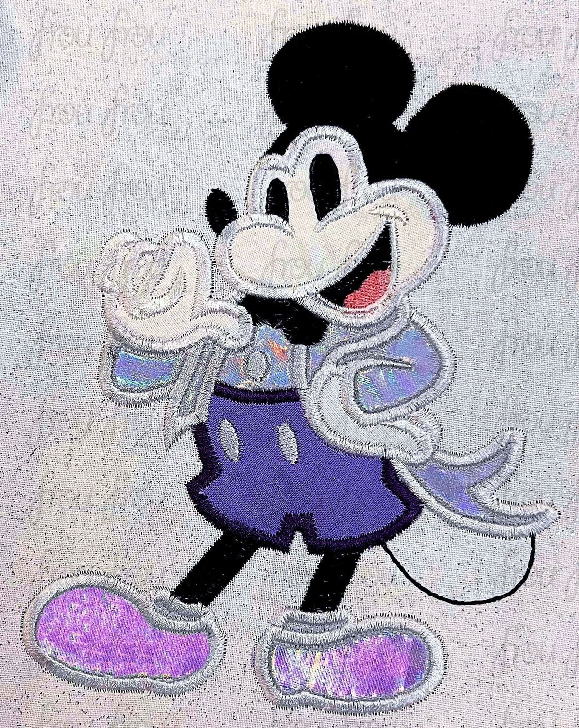 100th Anniversary Mister Mouse Dis World Full Body Machine Applique ...