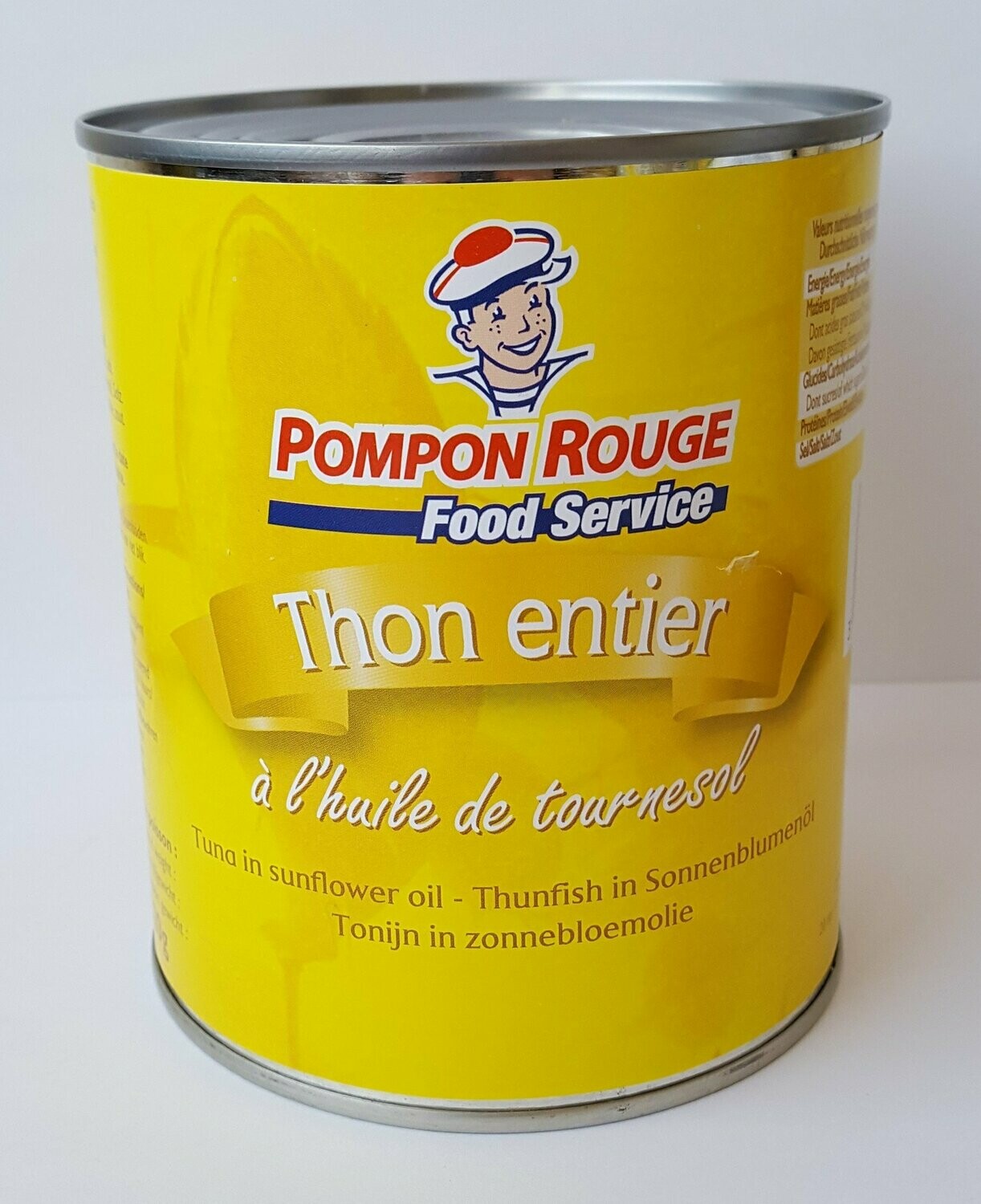 Thon entier a l'huile en boite 4/4