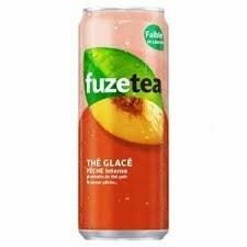 Fuze Tea pêche canette SLIM de 33 cl x 24 canettes