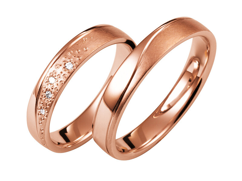 Eheringe Set Rotgold Trauringe Ringe - Online Shop - Juwelier Eder