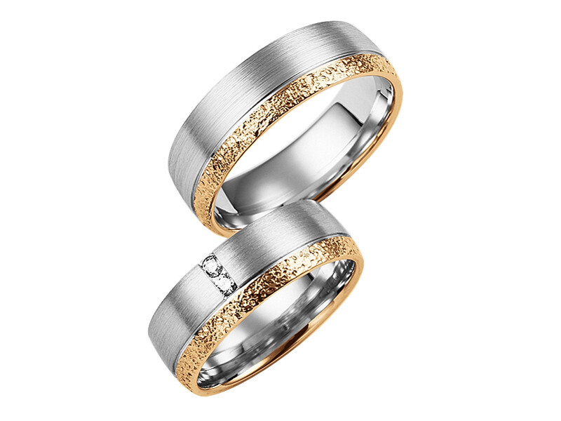 Eheringe Set Weißgold Mittelgold Trauringe Ringe - Online Shop ...