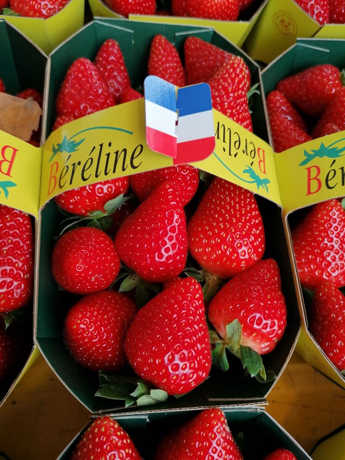 Fraise ronde barquette 500 g comme au marché