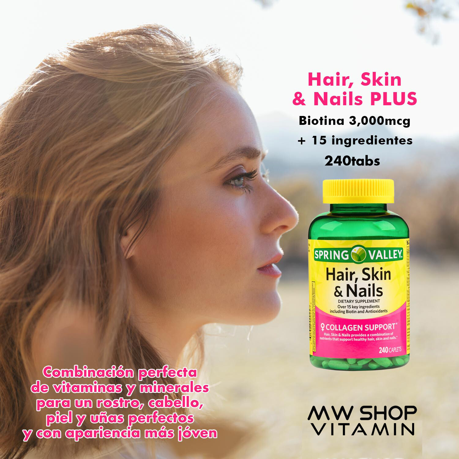 Hair, Skin and Nails Plus / HSN Plus 240 tabs