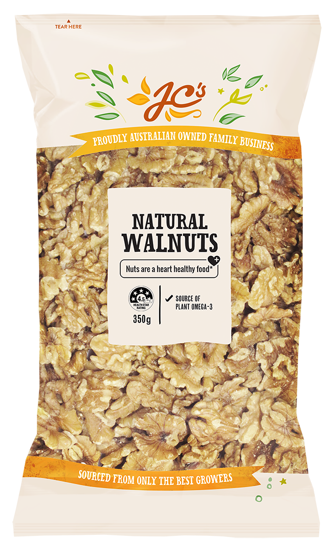 WALNUTS NATURAL 350 GRAMS BAG (Produce of Goulburn Valley)