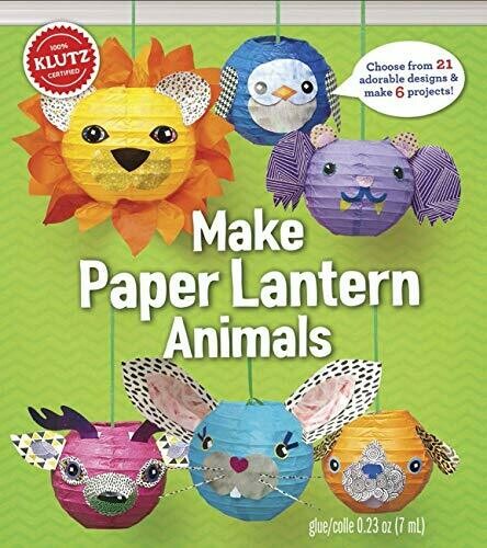 Make Paper Lantern Animals - Libro y materiales para hacer lámparas de ...
