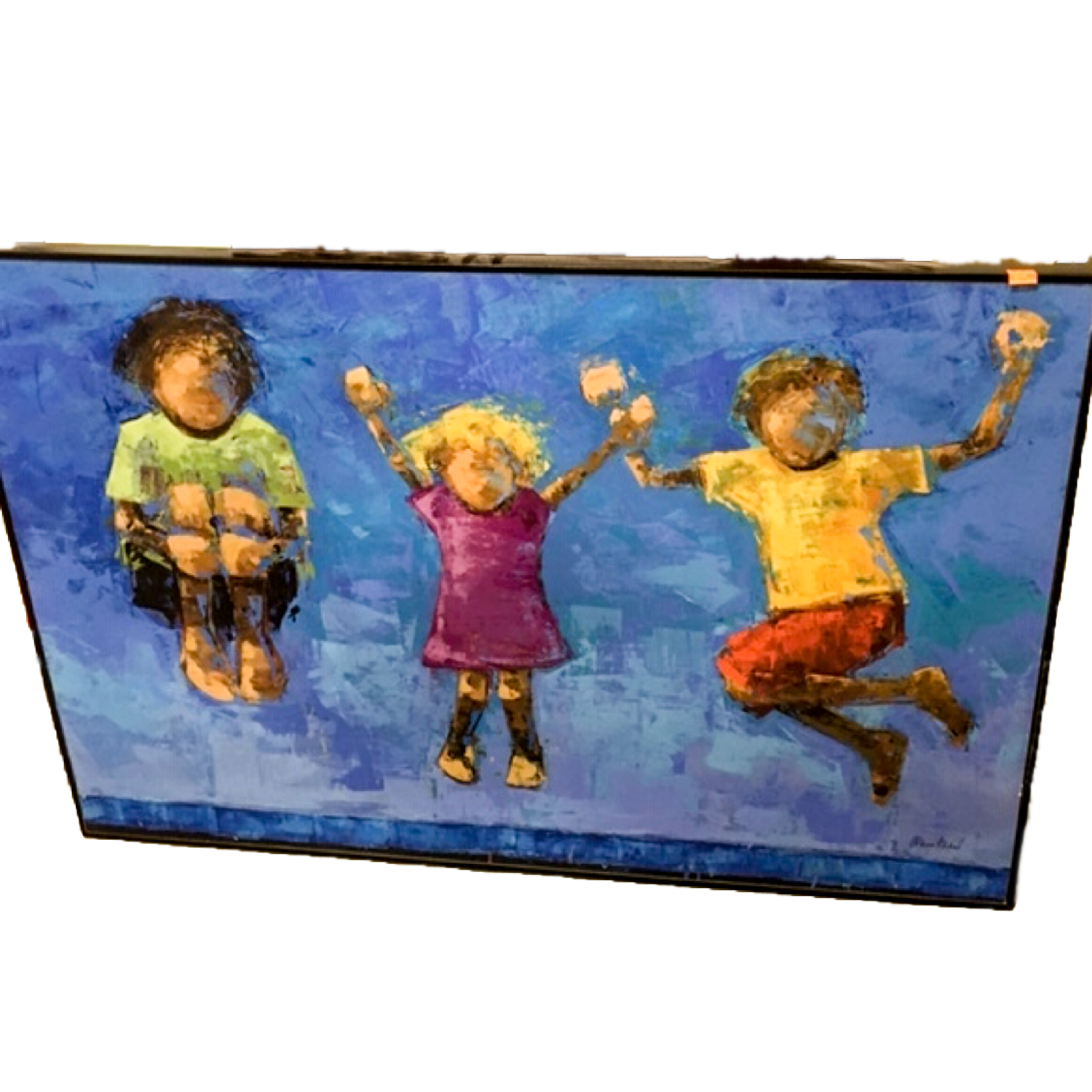 Happy Children Framed Art