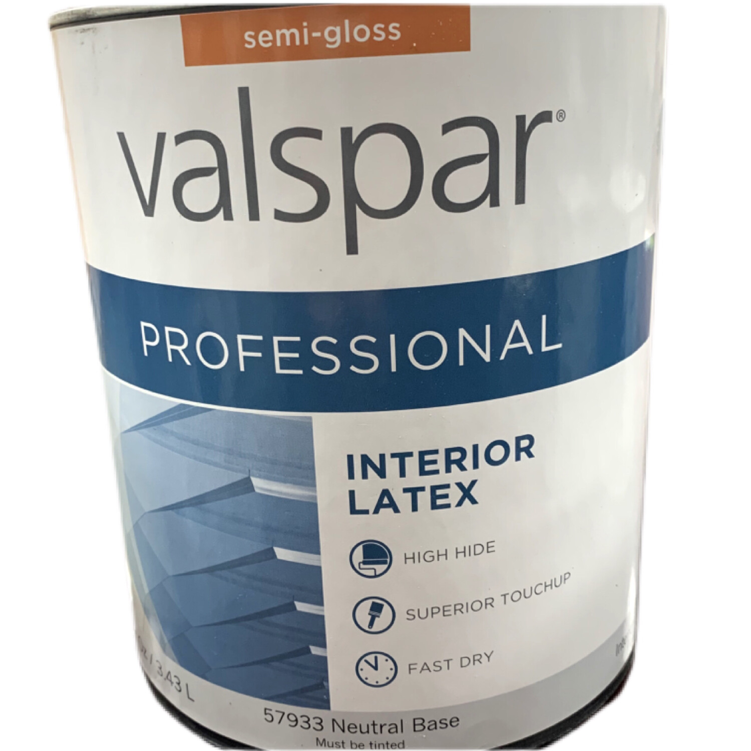 116 Oz Valspar Professional Interior Latex Semi-gloss Neutral Base 57933
