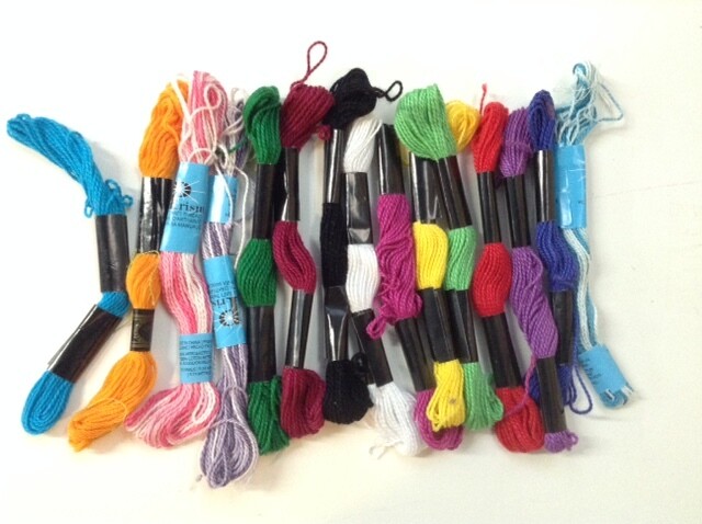 Embroidery Thread Assortment / 15 colors