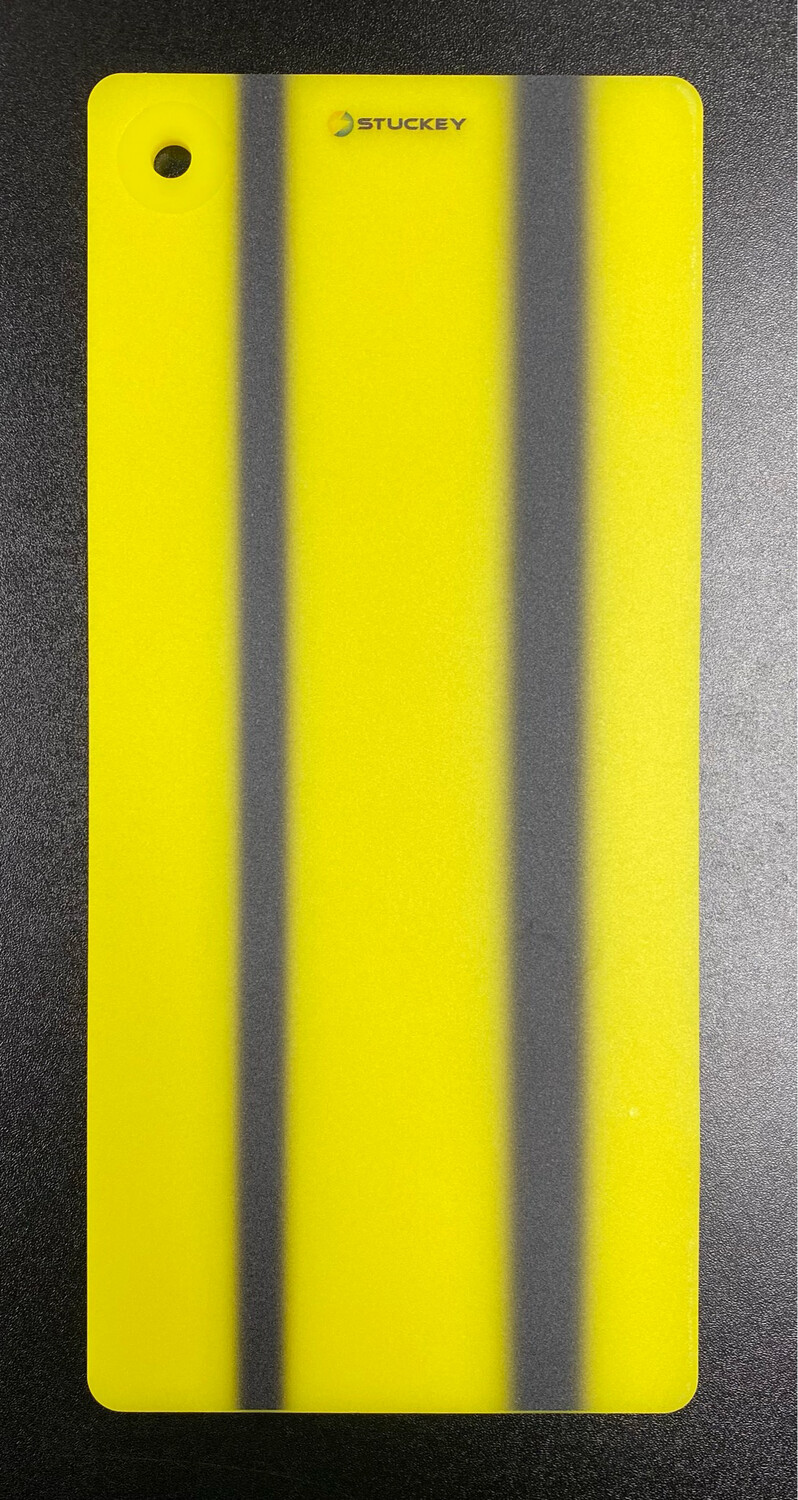 Double Line Yellow Mini Reflection Board
