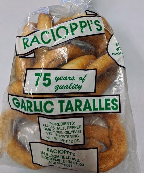 Racioppi's Taralles-Garlic 12oz