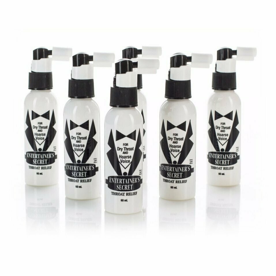 Entertainers Secret Throat Relief Spray Multipack x 6