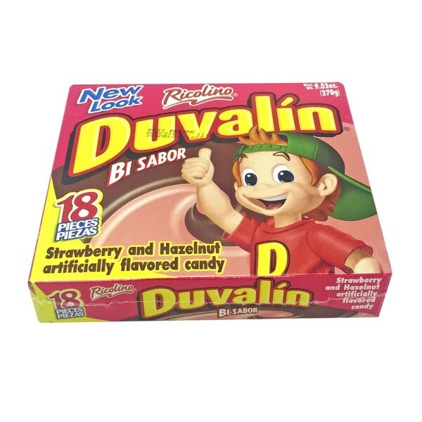 RICOLINO DUVALIN BI SABOR HAZELNUT & STRAWBERRIES 270G - Store - Paraiso Tropical - Latin Food ...
