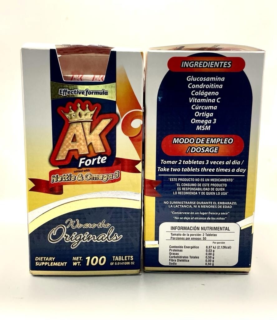 Ak forte suplemento natural coenzima q10