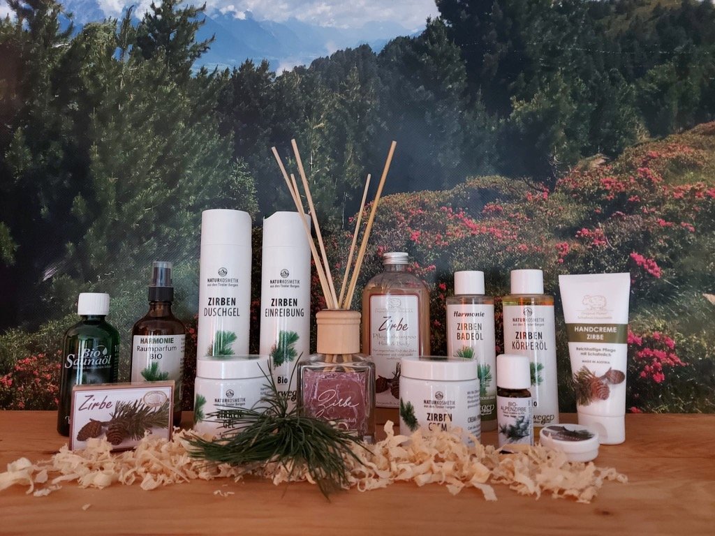 Zirben - Pflegeprodukte