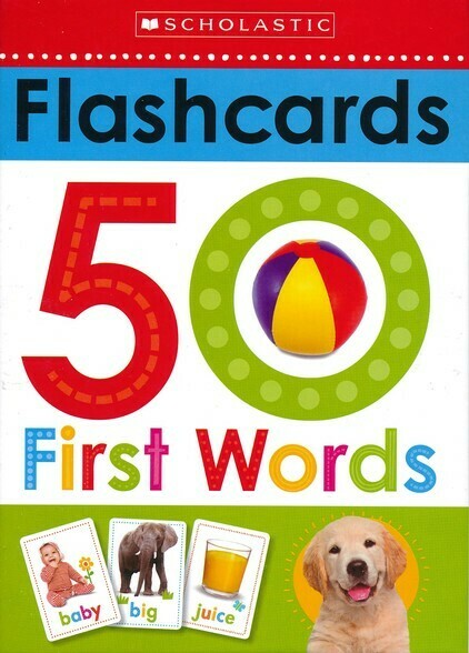 Scholastic 50 First Words Flashcards