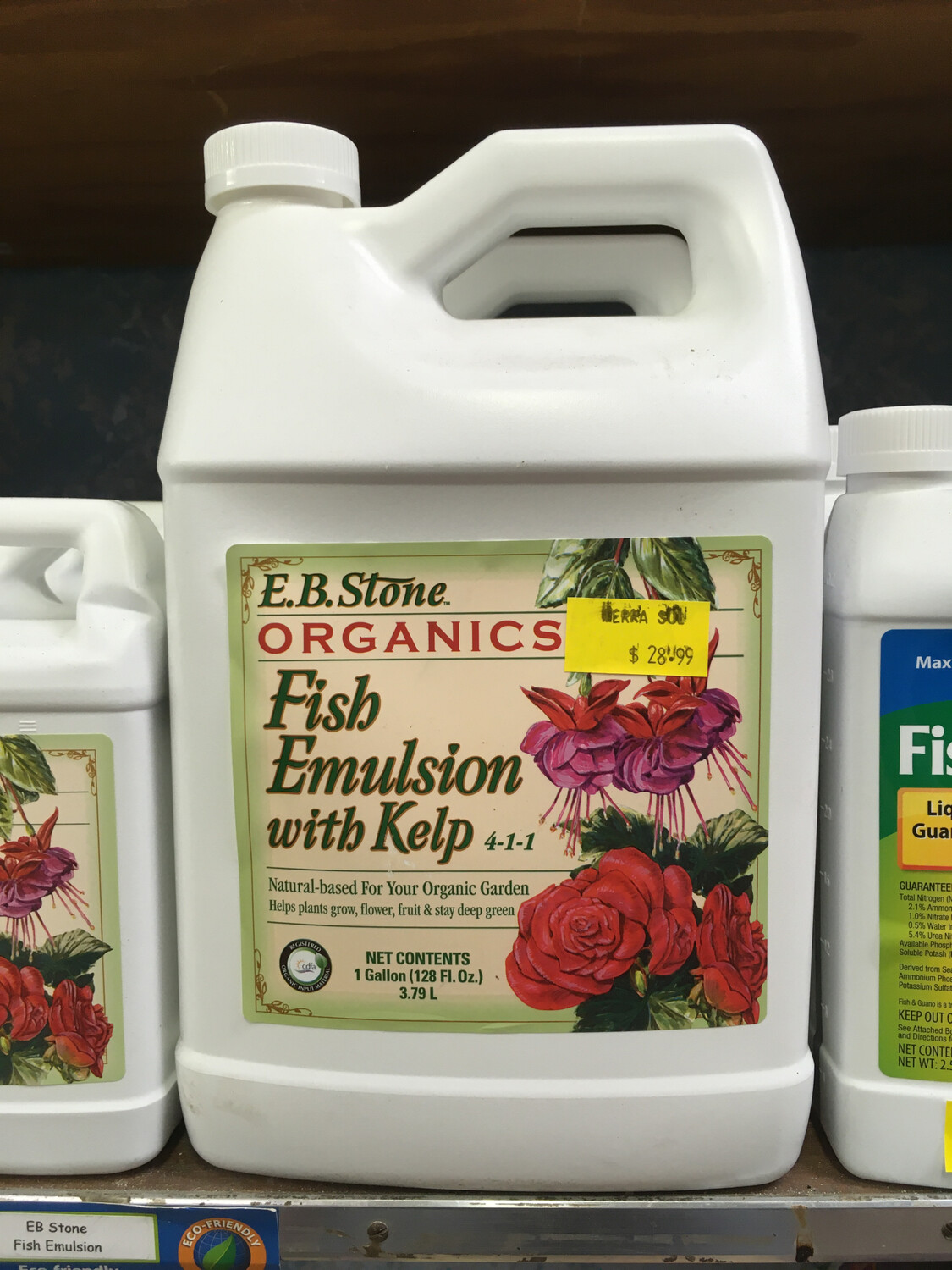 E.B Stone Fish Emulsion with kelp (1GAL) 4-1-1 - Seeds - Terra Sol ...