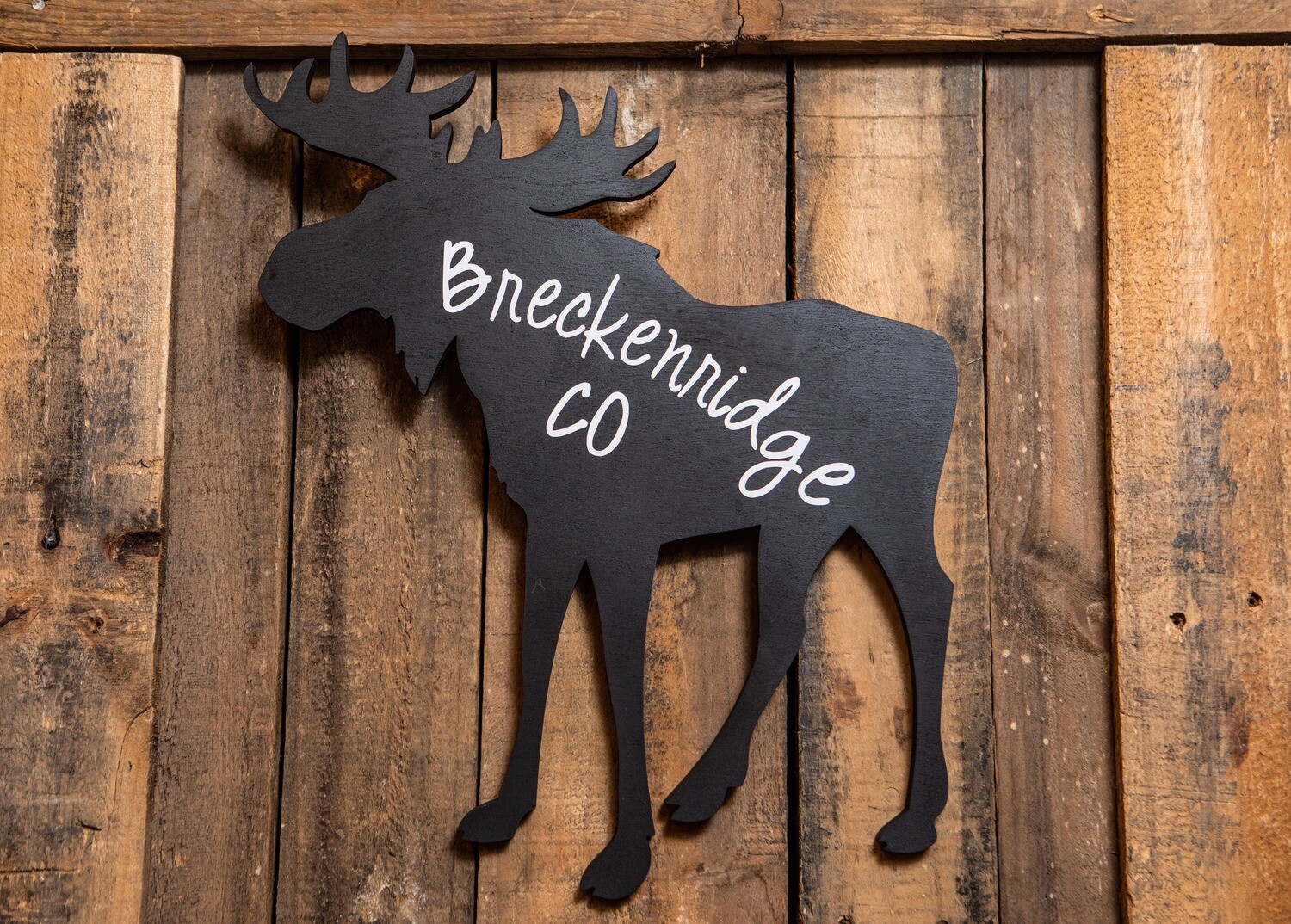 Black Moose Sign