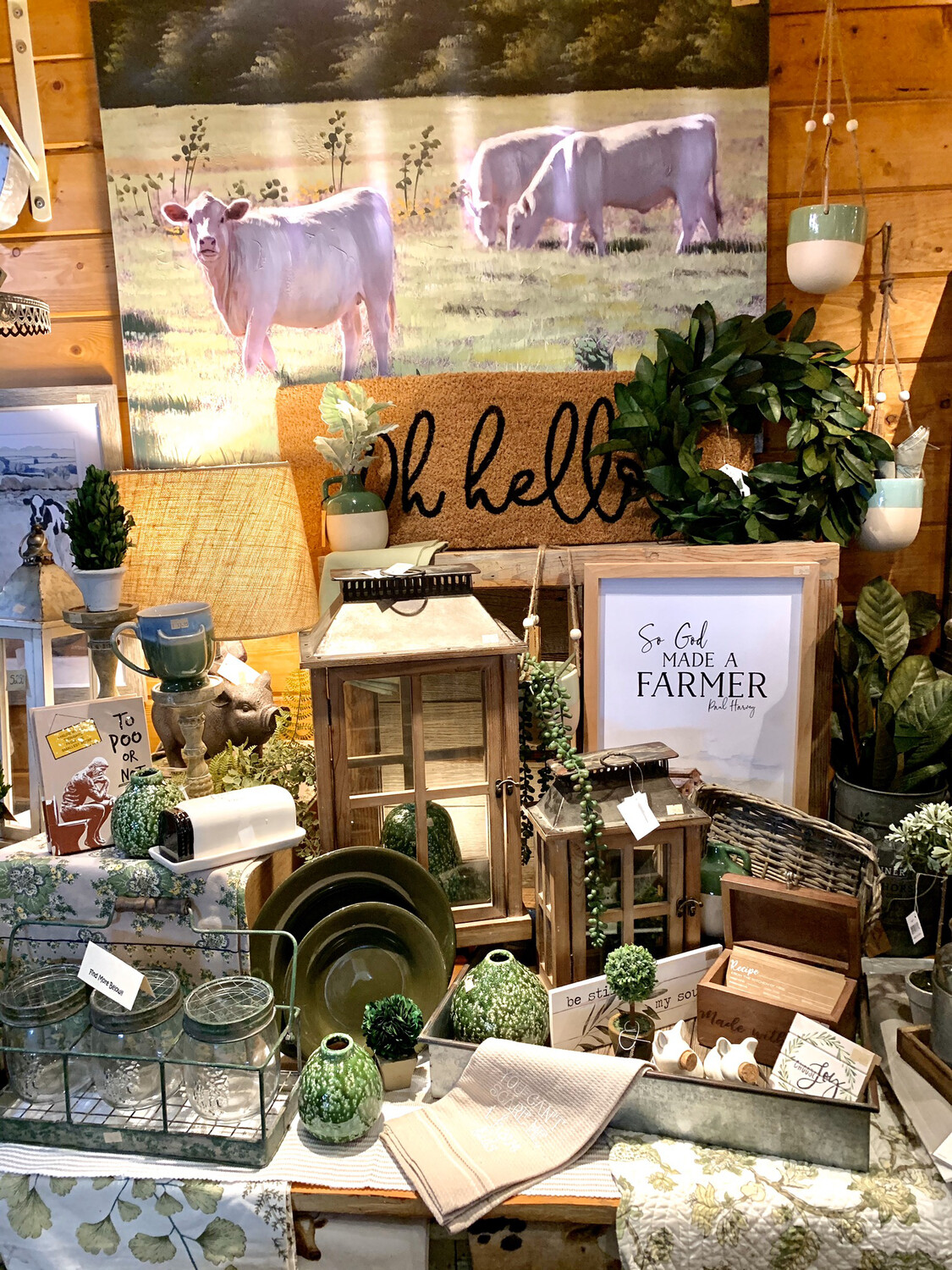 Display: Natural Farmhouse