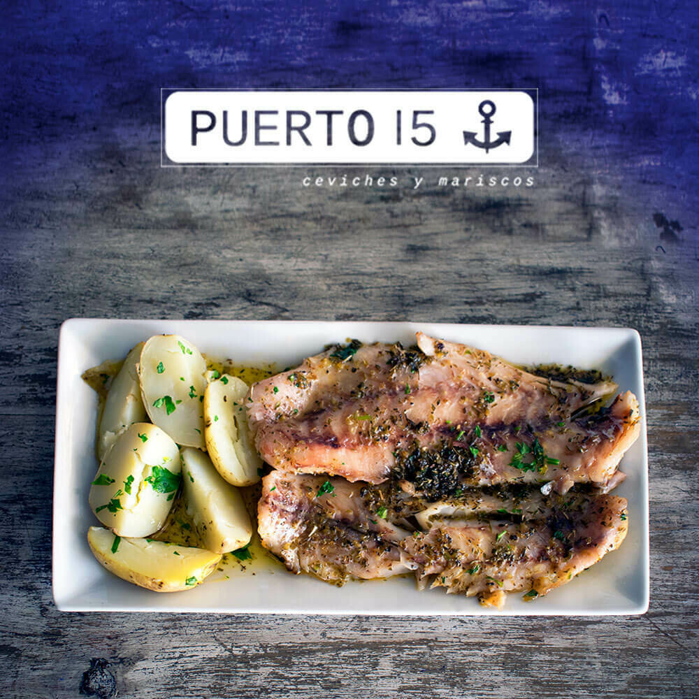 FILETE DE ROBALO A LA PLANCHA