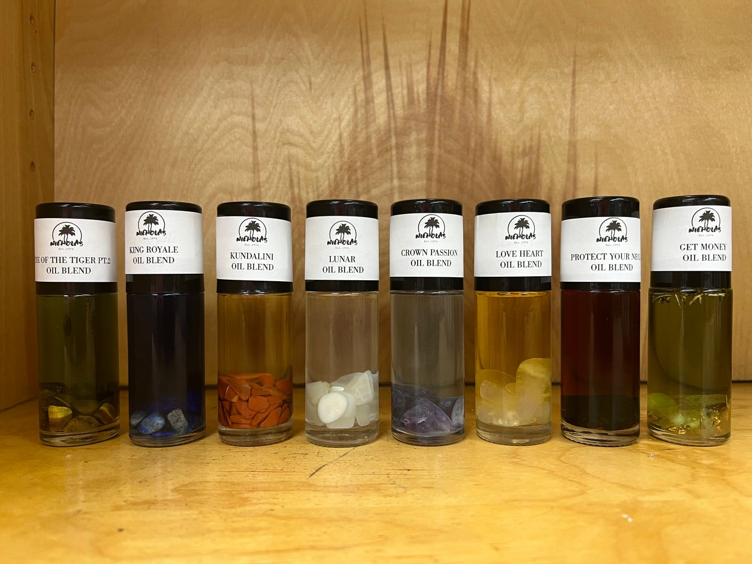Crystal Infused Fragrance Oil Blends Collection – Store – Nicholas Brooklyn