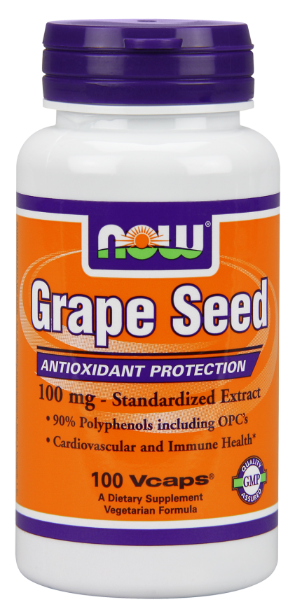 Grape Seed 100 mg Veg Capsules Free Radical Protection 100mg – Store ...