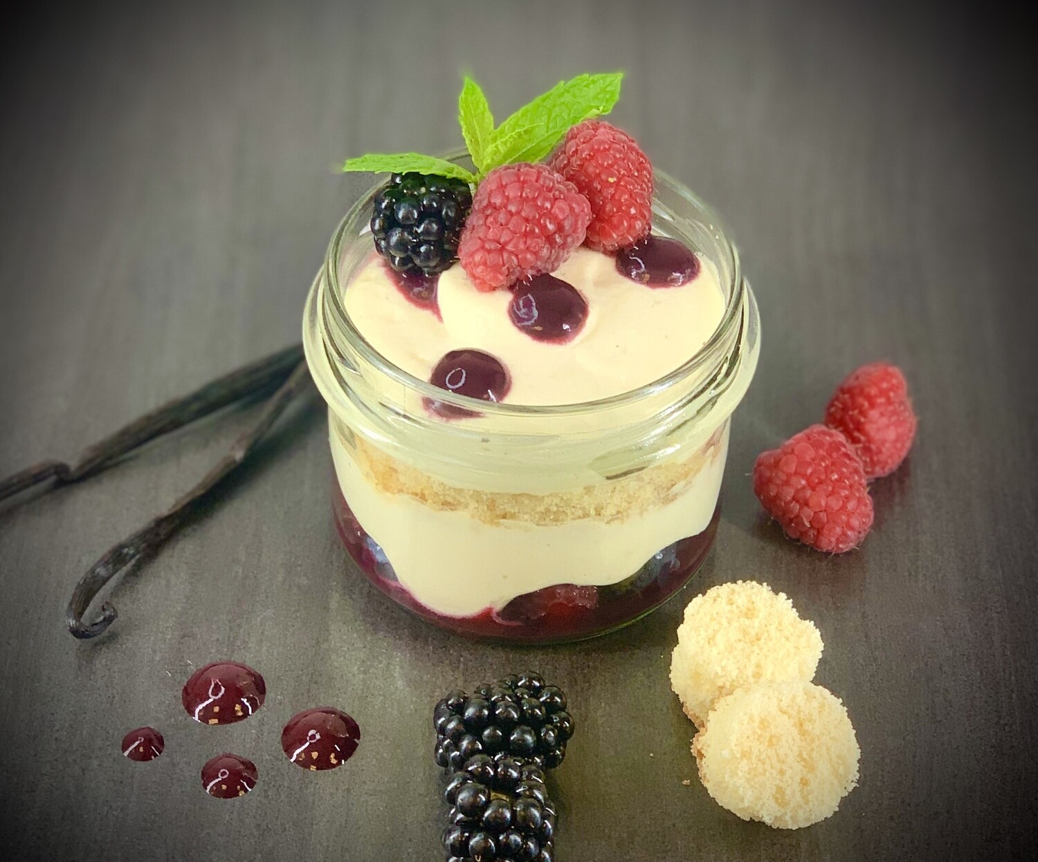 Tiramisu aux fruits rouges