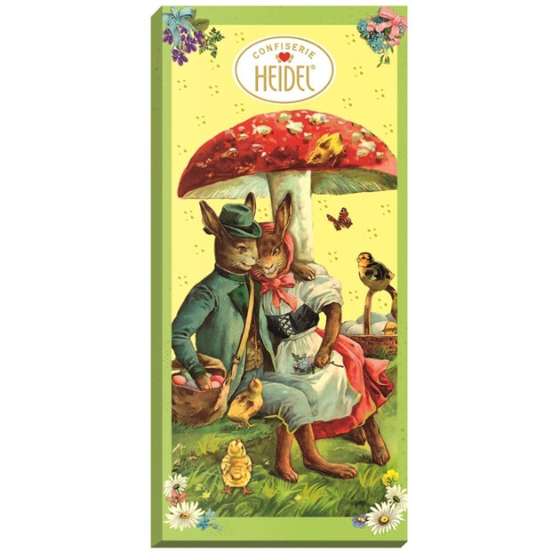 Heidel Easter Milk Chocolate Bar (Bunny Couple)