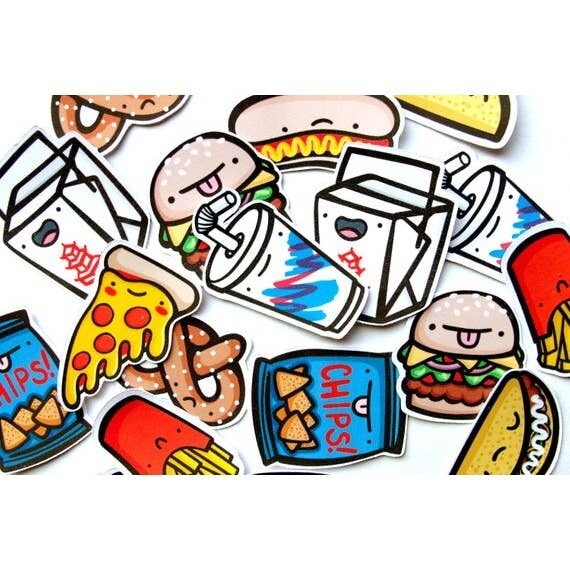 Junk Food Sticker Pack